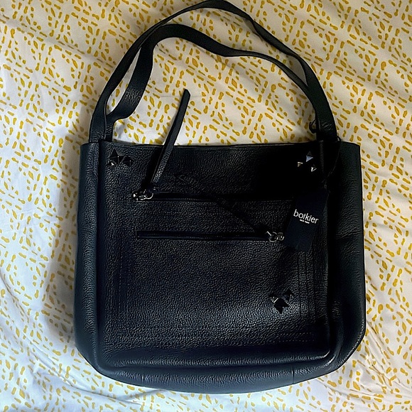 Botkier | Bags | Nwt Botkier Leather Tote Wadded Accents | Poshmark